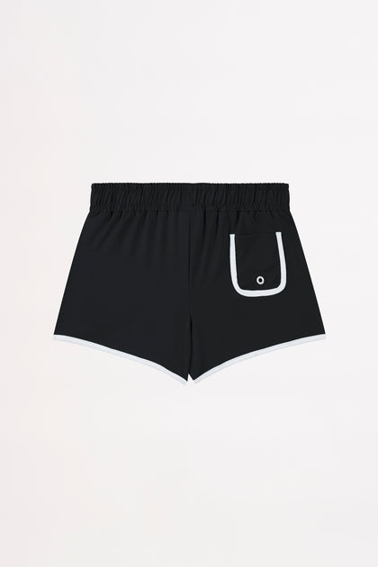 Seafolly Girls Essentials Woven Boardie - Black – Fit & Folly