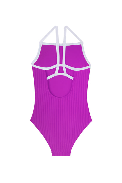 Seafolly Girls Essentials Strap Detail One Piece - Orchid – Fit & Folly
