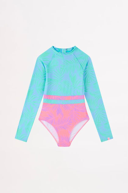 Seafolly Girls Palm Springs Spliced Paddlesuit – Fit & Folly