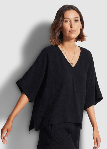 Beach Edit Double Cloth Top – Fit & Folly